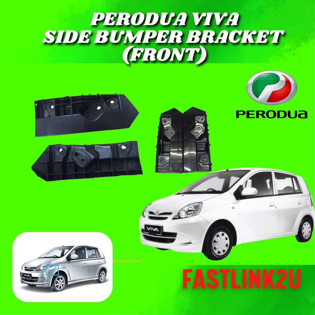 Perodua Viva 2007 Viva Elite Bumper Side Bracket Kaki Tepi Front Depan ...