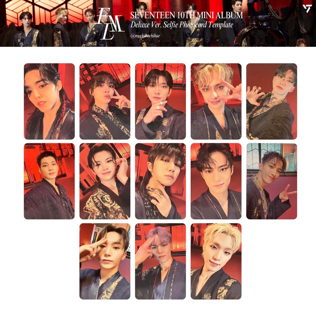 (LOOSE MEMBER)SEVENTEEN FML [Deluxe Ver.] - S.Coups Jeonghan Joshua Jun Hoshi Wonwoo Woozi DK ...