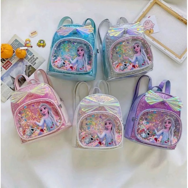 Ready Stock Frozen let it go kids blink cute school girl backpack Blink ...