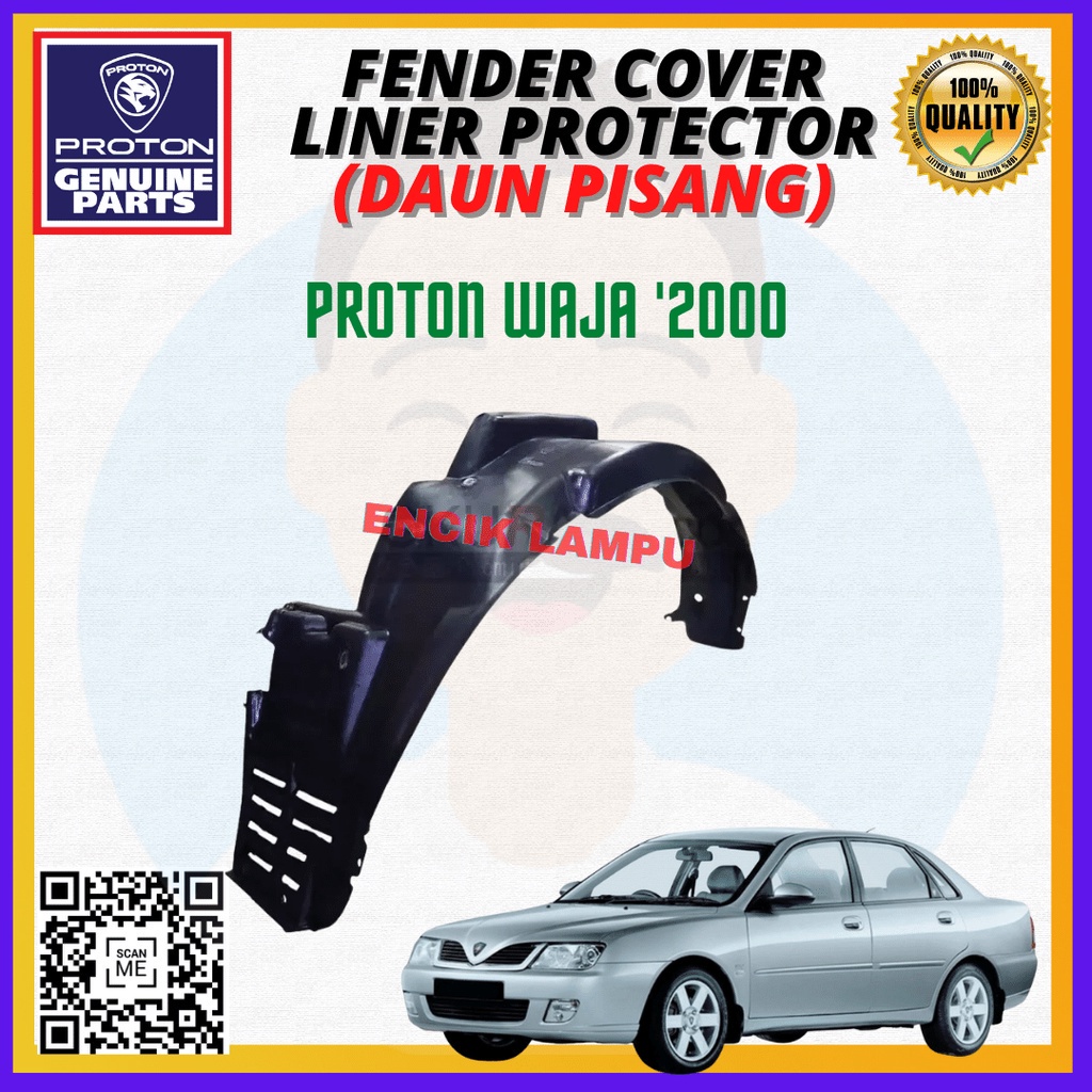PROTON WAJA 2000 FENDER COVER LINER PROTECTOR DAUN PISANG 100% NEW BARU ...