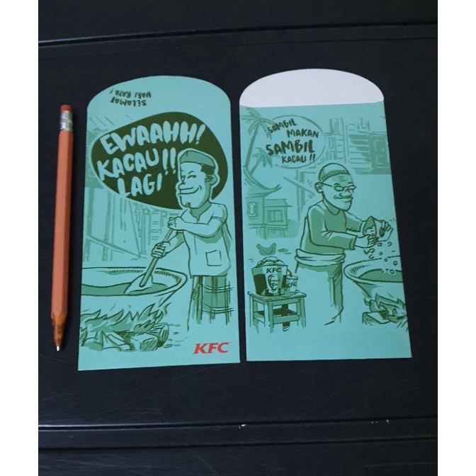 KFC sampul raya SDR turquoise rm2 satu new | Shopee Malaysia