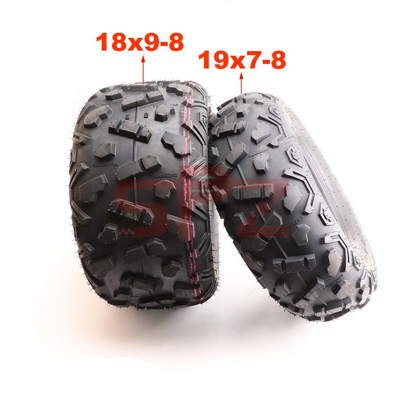 8 Inch ATV Tires 19x7-8 18x9-8 Quad Bike for Chinese Off-Road 4wheel go ...