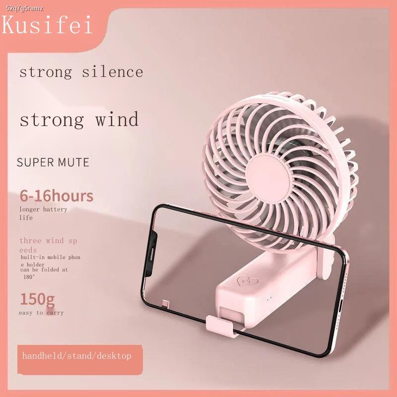 Handheld Usb Small Fan Students In Class Ultra-Quiet Mini Portable ...