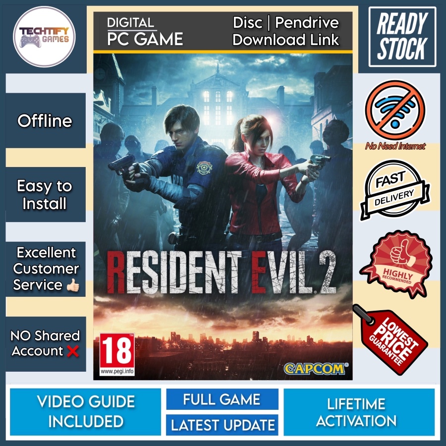 [PC Game] Resident Evil 2 REMAKE Deluxe Edition - Offline [Disc ...