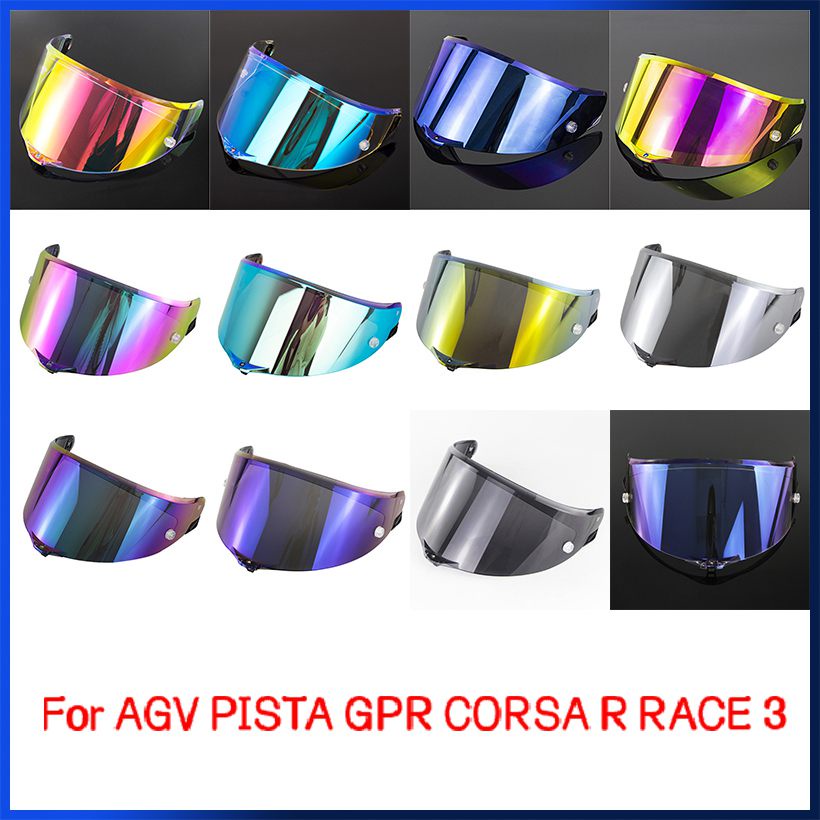 Motorcycle Full Face Helmet Visor Lens Case for AGV PISTA GPR CORSA R ...