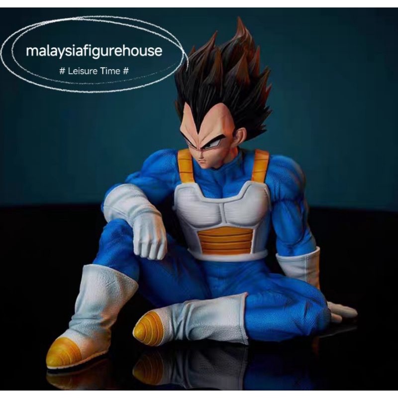 🔥READY STOCK🔥DRAGON BALL Z ANIME WINK VEGETA SIT POSITION COPY RESIN ...