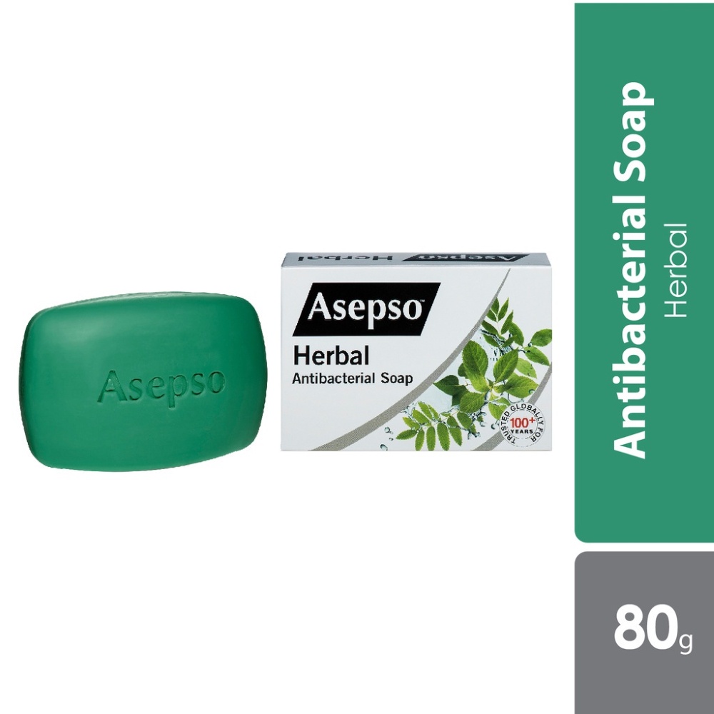 Asepso Herbal Antibacterial Soap (80g) | Shopee Malaysia