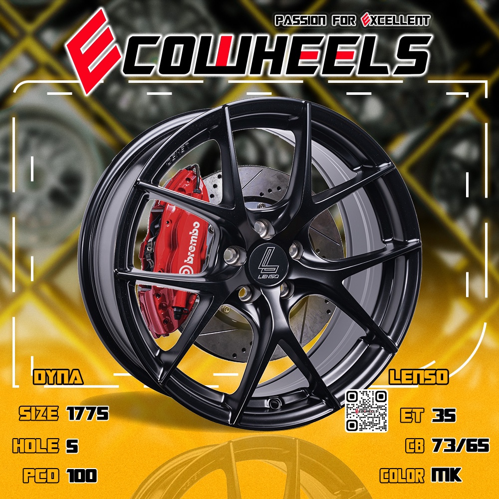 Original LENSO Wheels | JAGER DYNA 17 Inch 5H100 | Shopee Malaysia