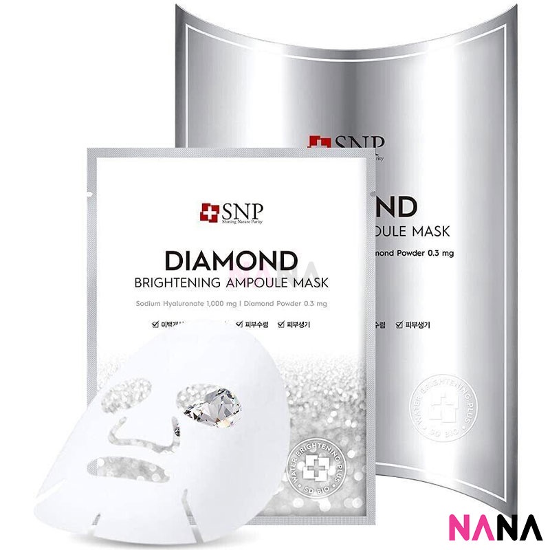SNP Diamond Brightening Ampoule Mask (10 Pcs) | Shopee Malaysia