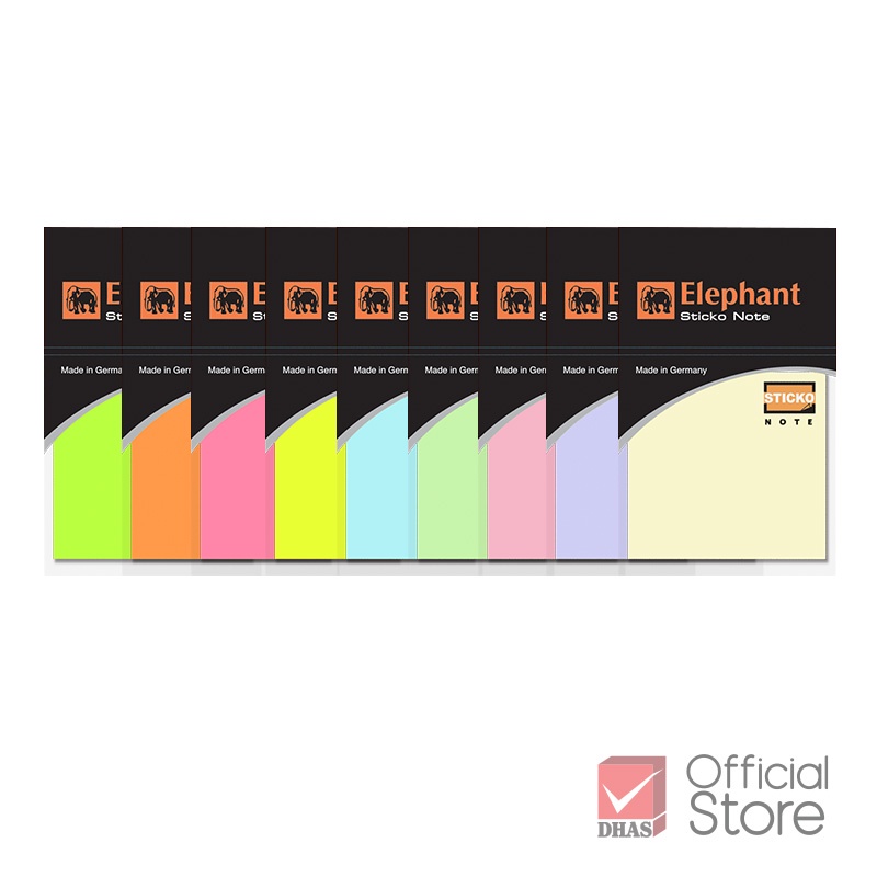 Elephant Sticky Note (3 x 3") | Shopee Malaysia