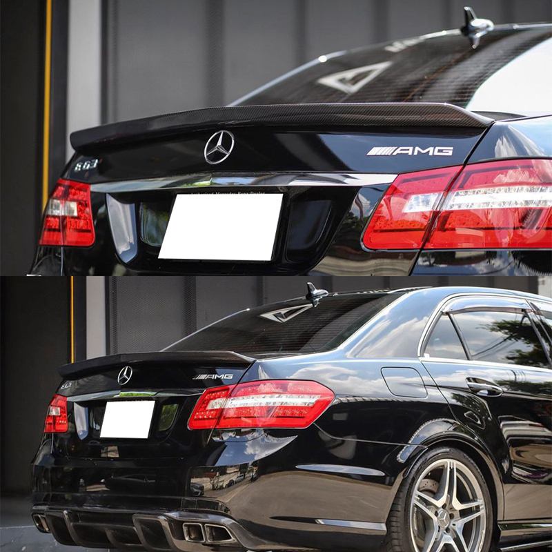 For Mercedes-Benz E-Class W212 4Door Sedan V Style Carbon Fiber Rear ...