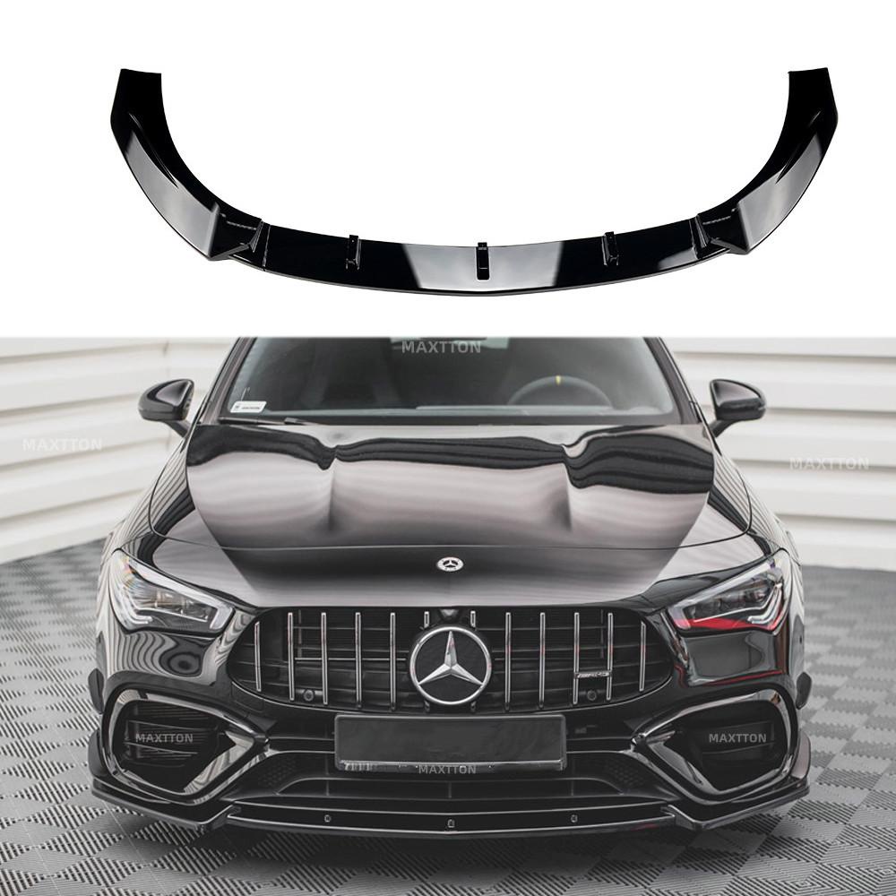 For Mercedes-AMG CLA45 C118 Front Splitter V.2 Maxton Style 3Pcs Bumper ...