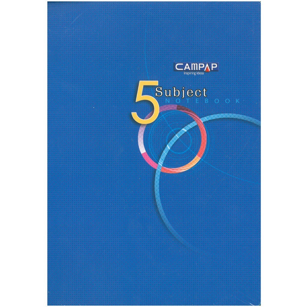 CAMPAP A5 5 Subject Spiral Notebook CA3253 | Shopee Malaysia
