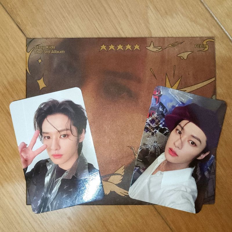 Felix 5 star digipack lee know pc pob album stray kids set | Shopee ...