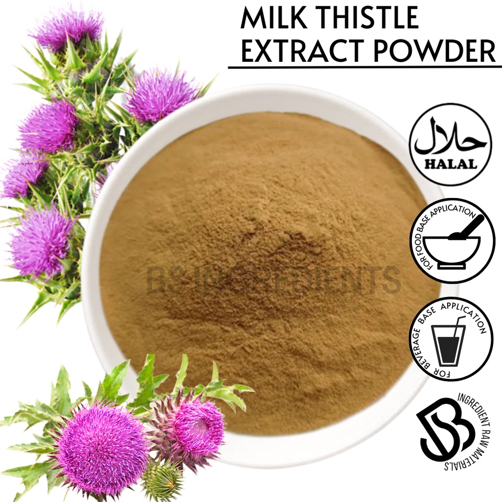 Milk Thistle Extract Powder/ Silymarin / 水飞蓟提取物粉10g | Shopee Malaysia