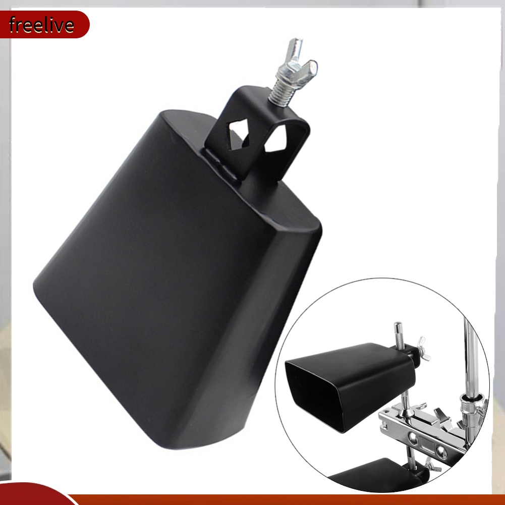 (freelive) 4inch Professional Cow Bell Metal Cowbell Drum Parts ...