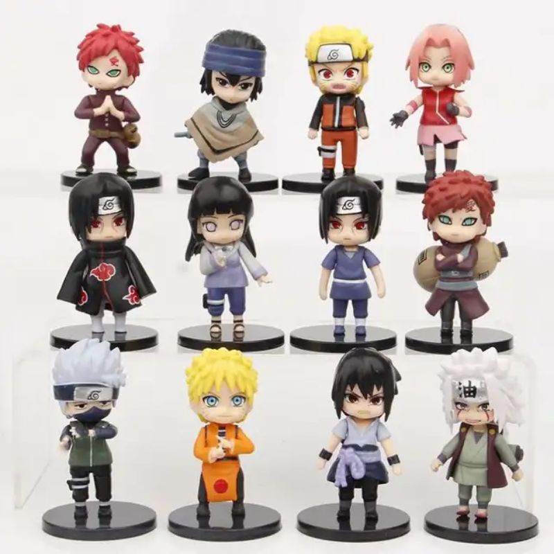 READY STOCK..!! Anime Aaction Figure Complete Set 12 Pcs | Shopee Malaysia