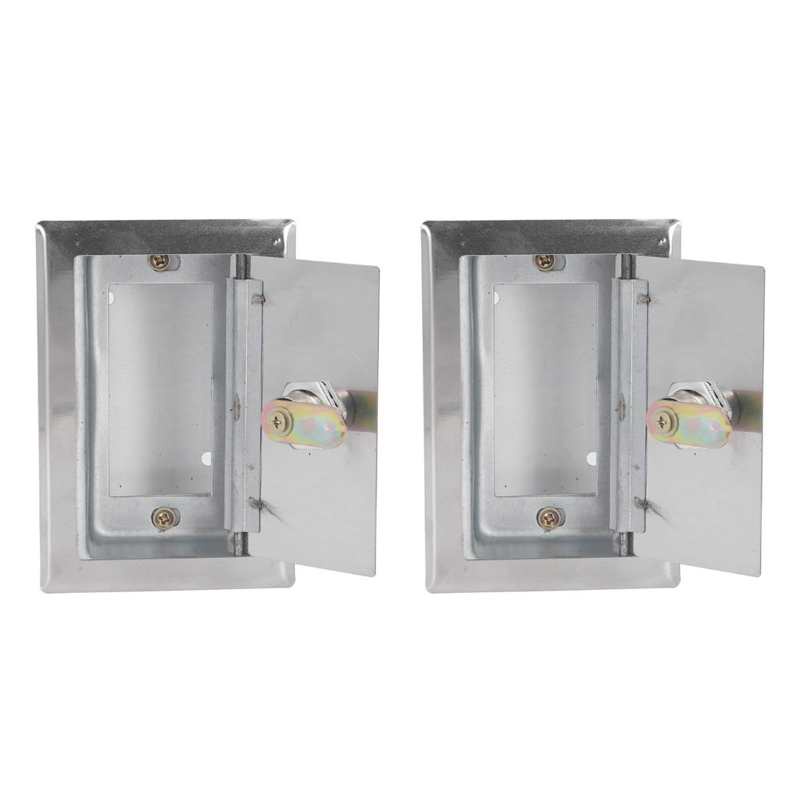 Key Switch Box 2 Set Wide Application Stainless Steel Key Switch for ...