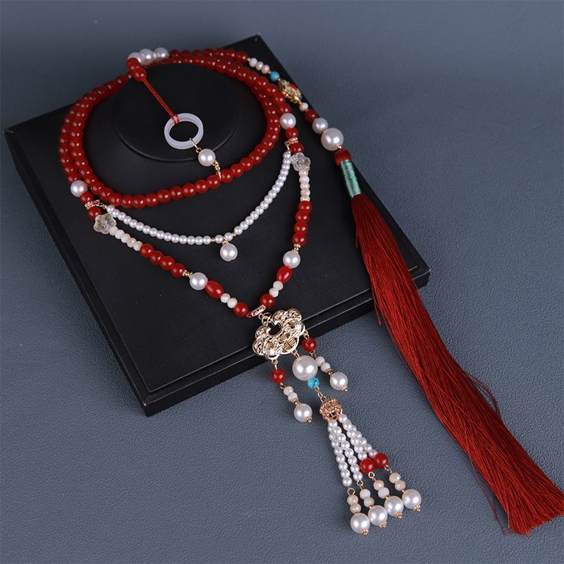 Ming made wreaths all back cloud long tassels ancientry hanf Ming made ...