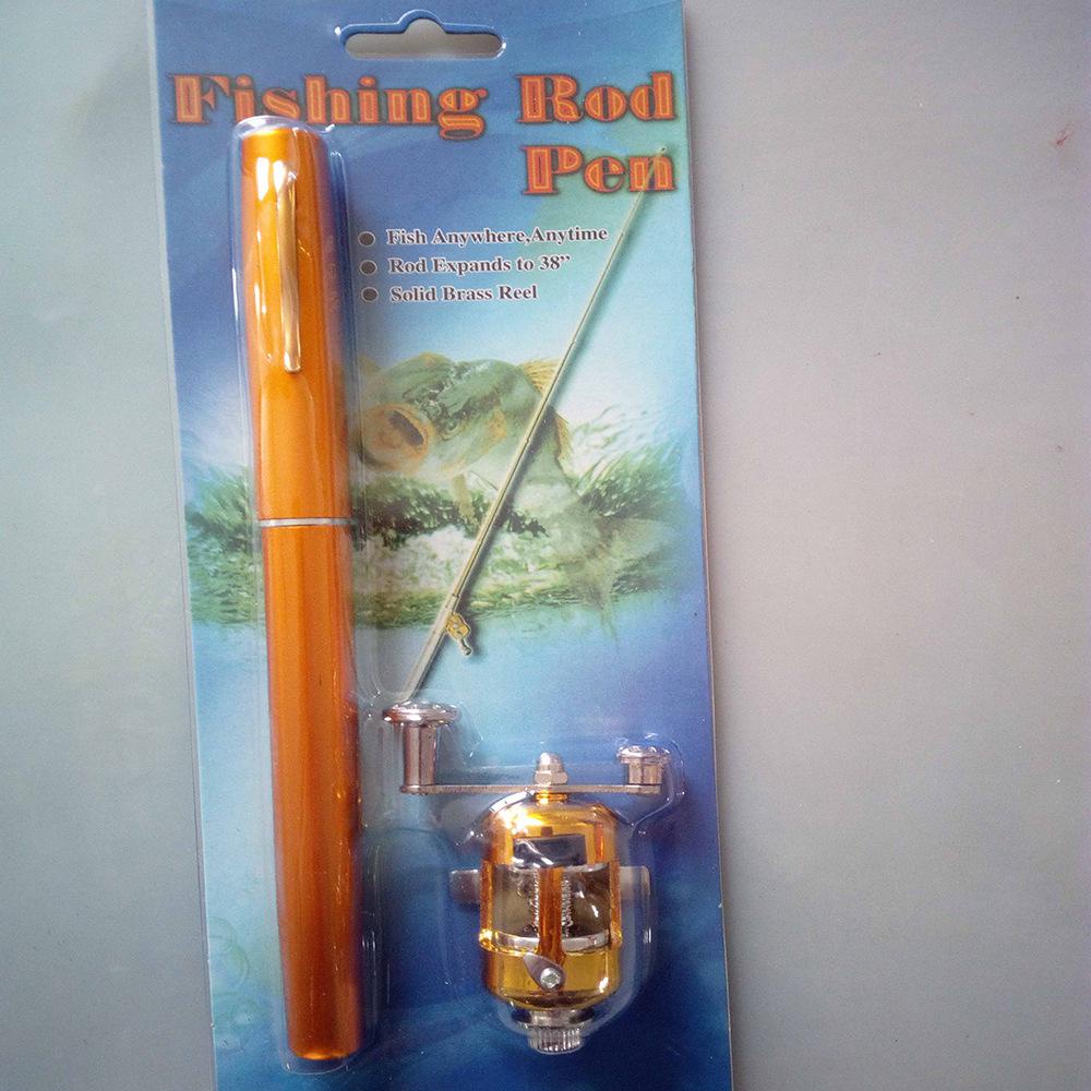 💎Pen Fishing Rod Mini Fishing Rod with Micrometer Drum Suit Small Sea ...