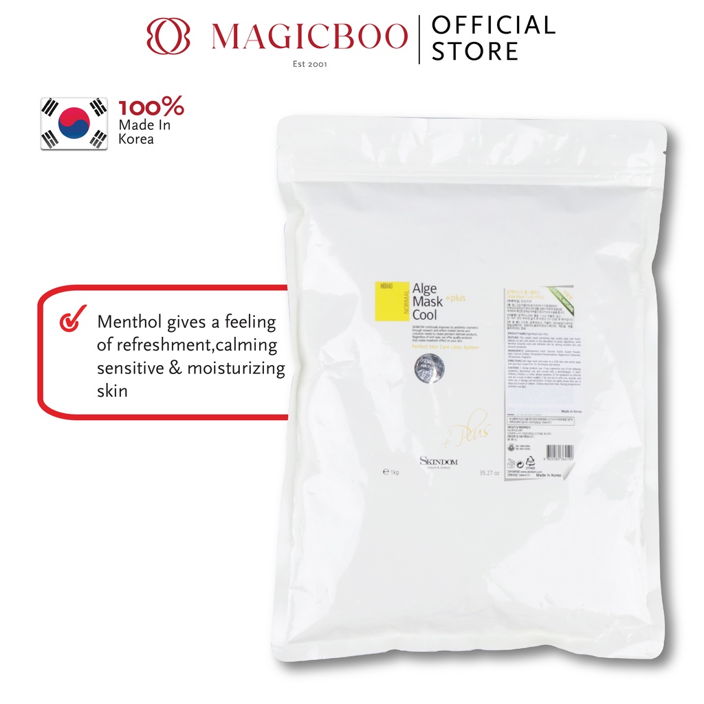Magicboo Skindom Alge Mask + Plus Cool 1kg | Shopee Malaysia