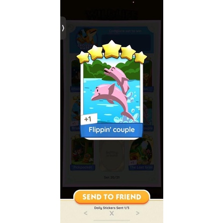 Monopoly Go Sticker 5 Star (Flipping Couple & Pickpocket) Murah ...