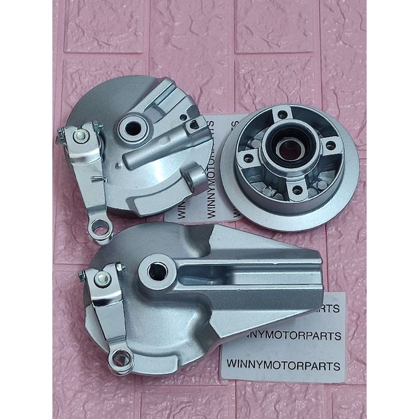 PENUTUP BRAKE DEPAN BELAKANG SPOKET HONDA EX5 DREAM WAVE100 COMBO HUB SPOKET CLUTCH HUB+FRONT ...