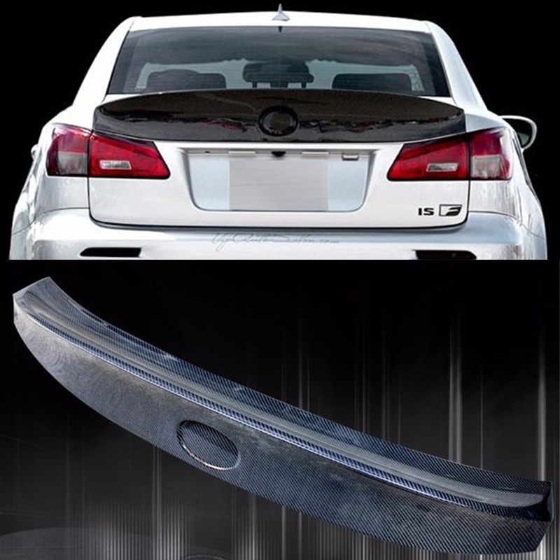 CEYUSOT FOR JDM Style New Spoiler Real Carbon Fiber Lexus IS Series ...