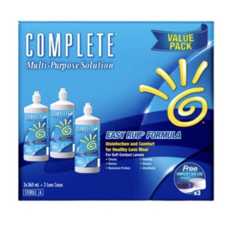 complete multipurpose solution 3 x 360ml | Shopee Malaysia