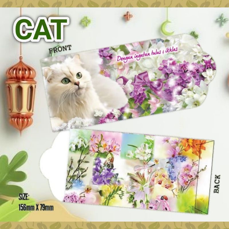 [100PCS RM23.99 JE] + 🎁 BORONG SAMPUL RAYA KUCING SAMPUL DUIT GAMBAR ...