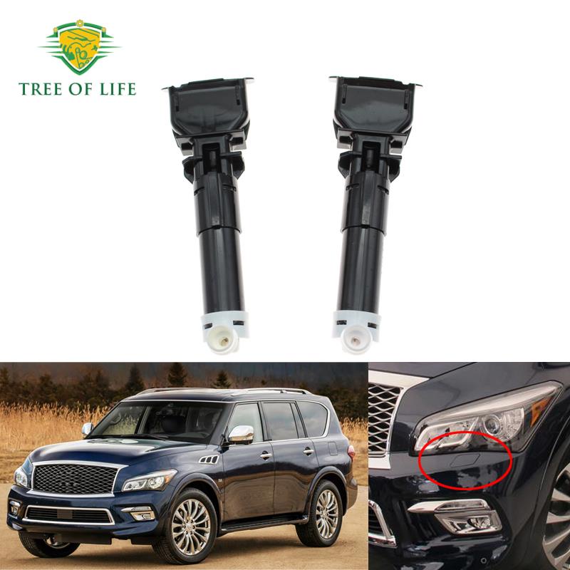 Front Headlight Washer Pump Headlamp Nozzle Spray Cleaning Actuator ...