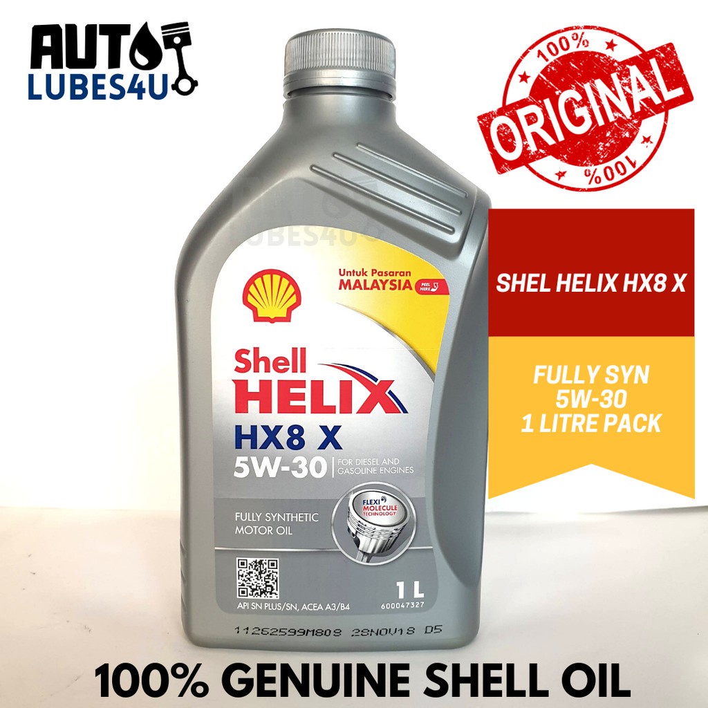 Shell Helix HX8 X 5W30 1L Fully Synthetic - Untuk Pasaran Malaysia ...