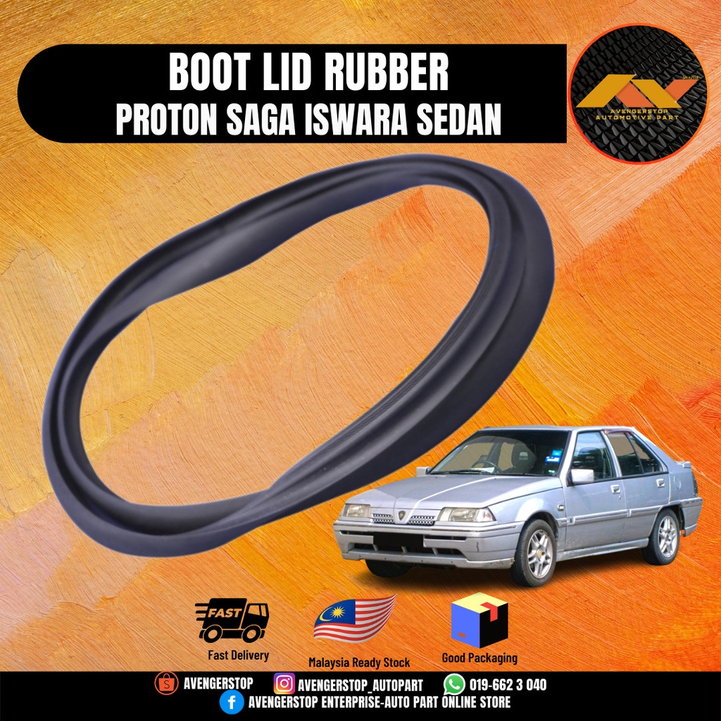 PROTON SAGA ISWARA SEDAN AEROBACK BOOT LID BONNET RUBBER GETAH BONET ...