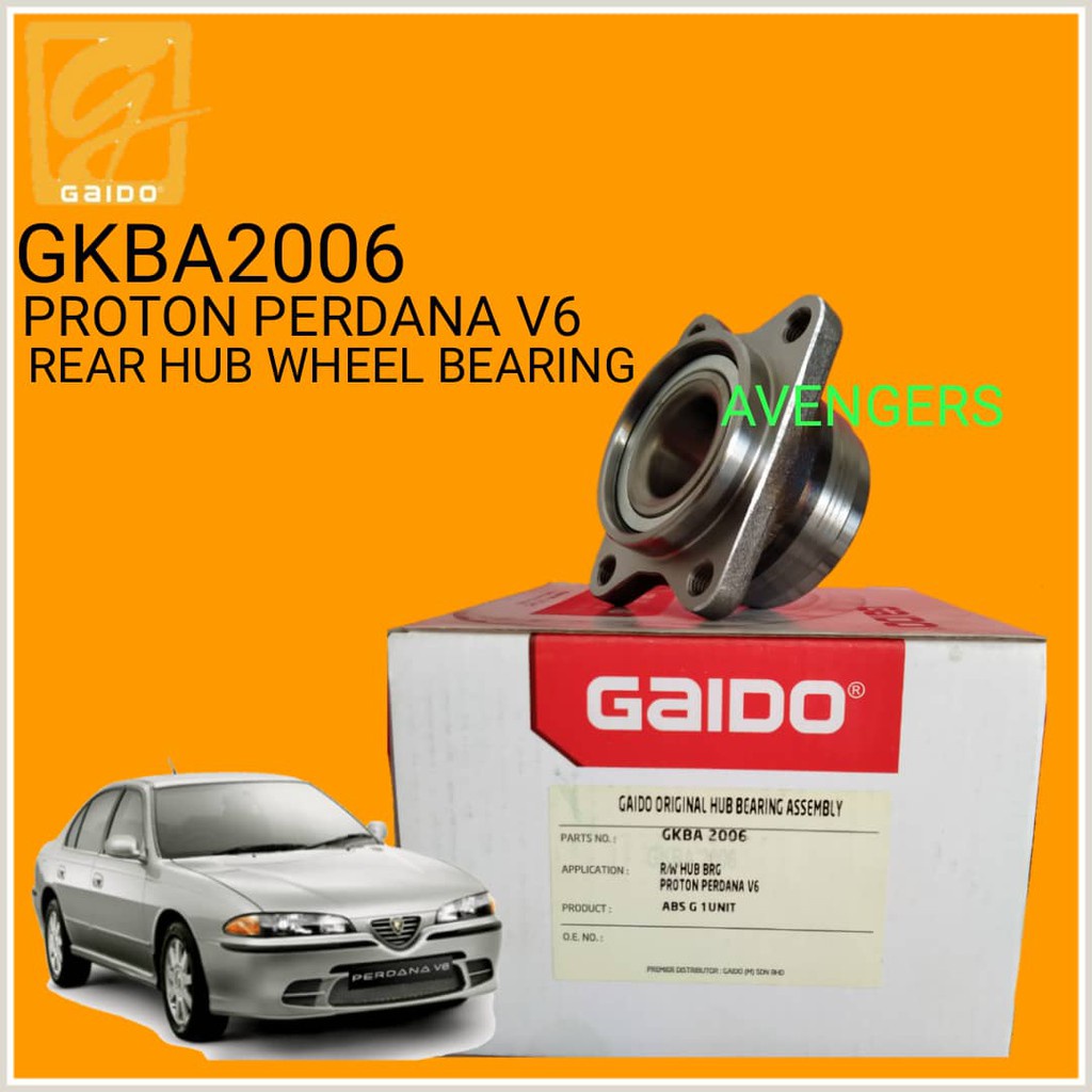 PROTON PERDANA V6 GAIDO REAR HUB WHEEL BEARING 100% ORIGINAL | Shopee ...