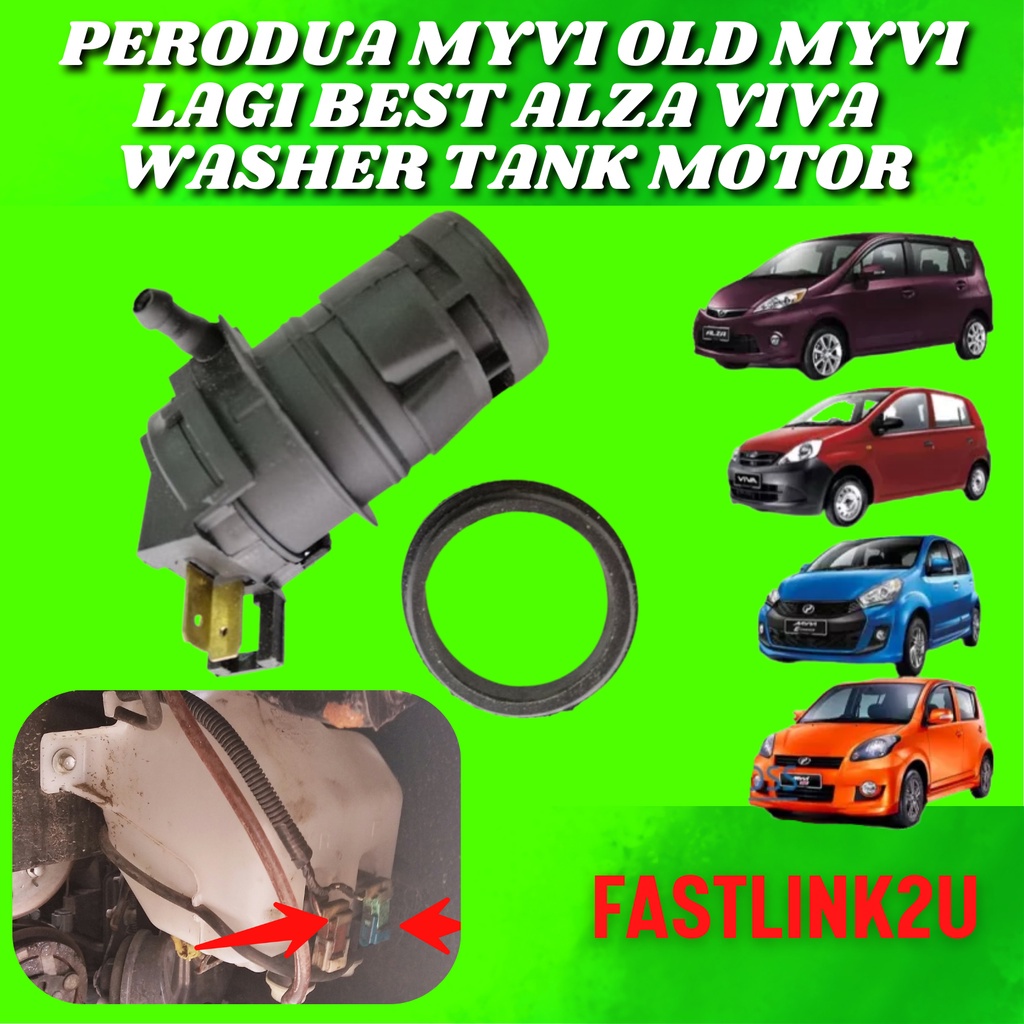 Fastlink Perodua Myvi Old Myvi Lagi Best Alza Viva Washer Tank Motor ...