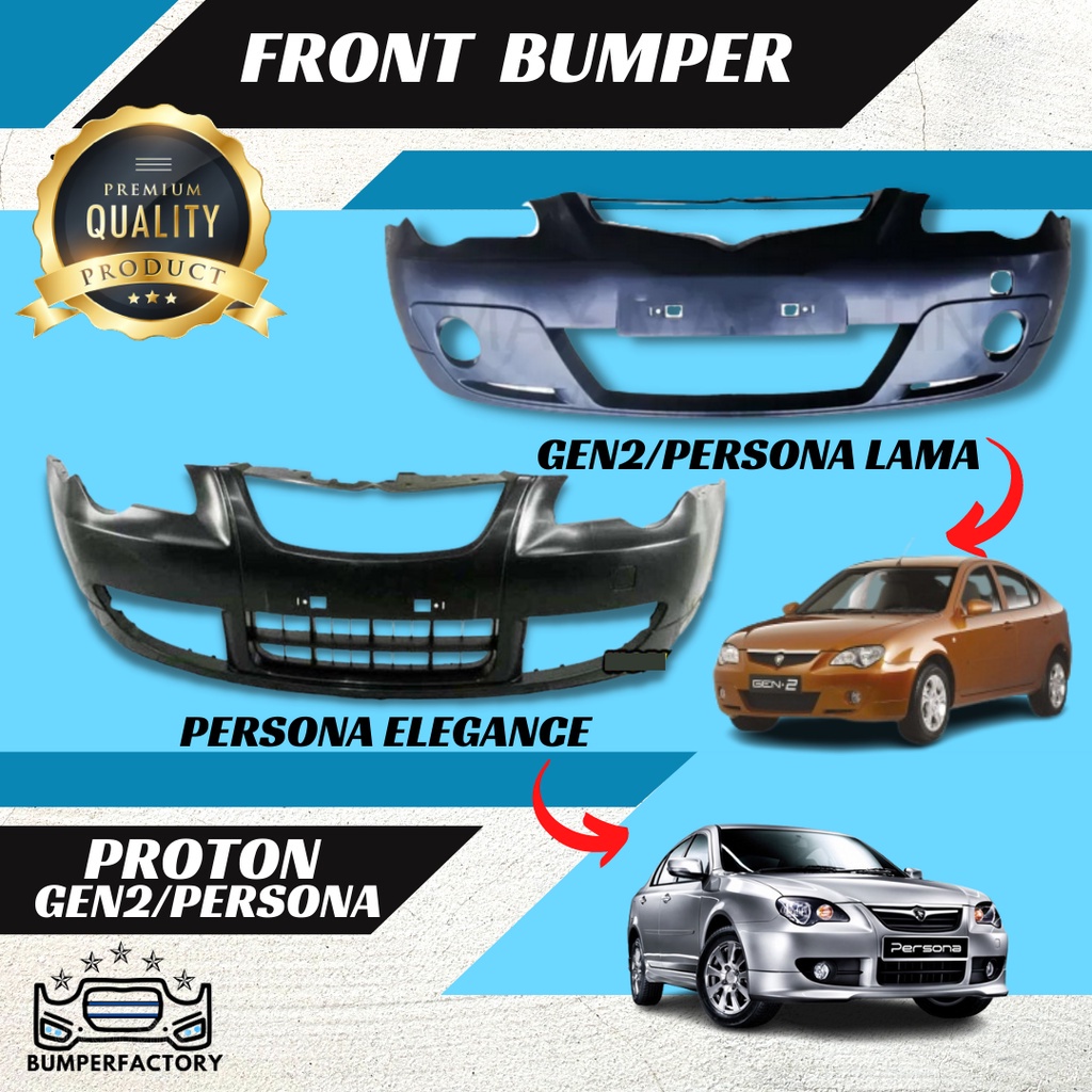 Proton Gen2 Persona Lama Persona Elegance Front Bumper Depan Pp ...