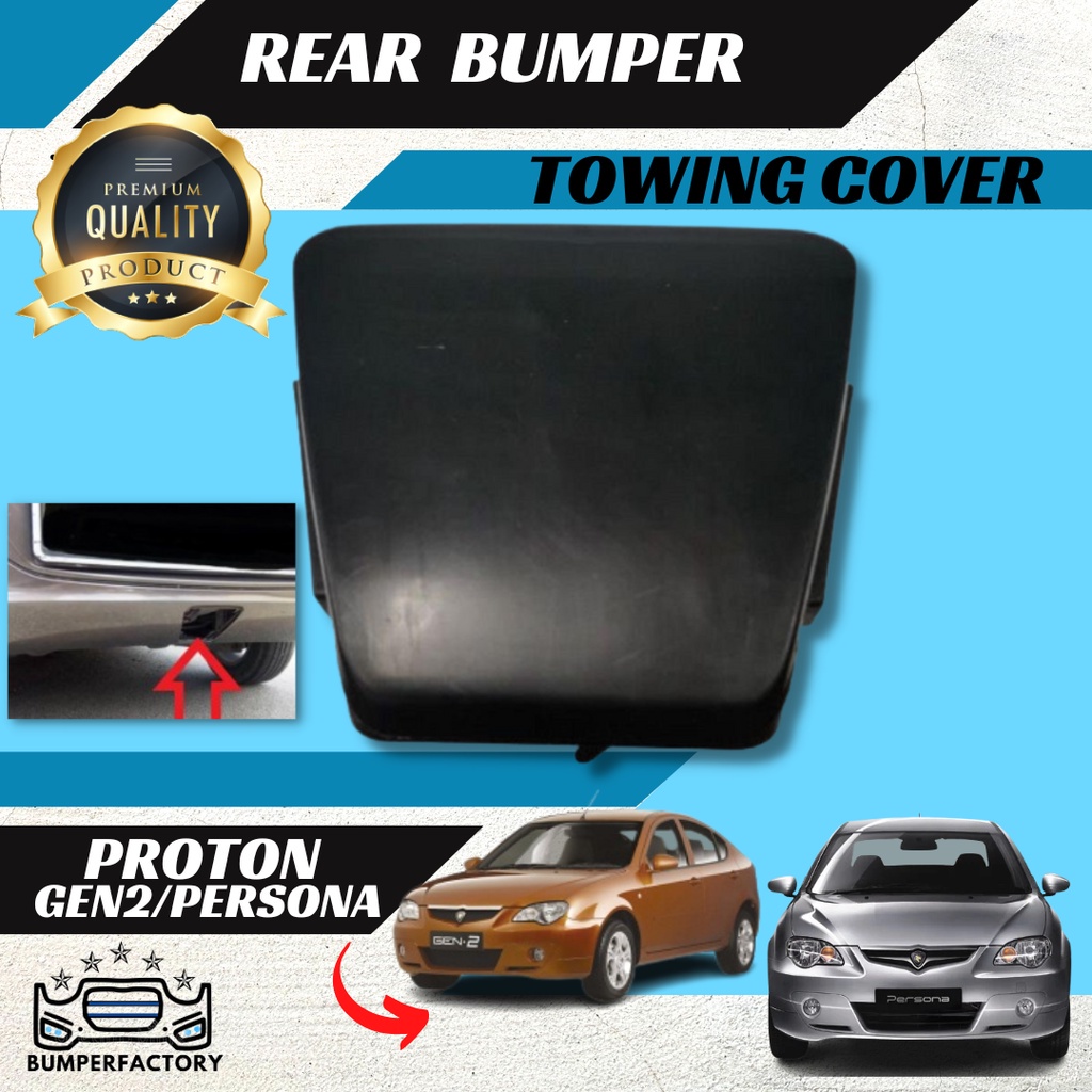 Proton Gen2 Persona 2004 -2008 Rear Belakang Bumper Towing Cover ...