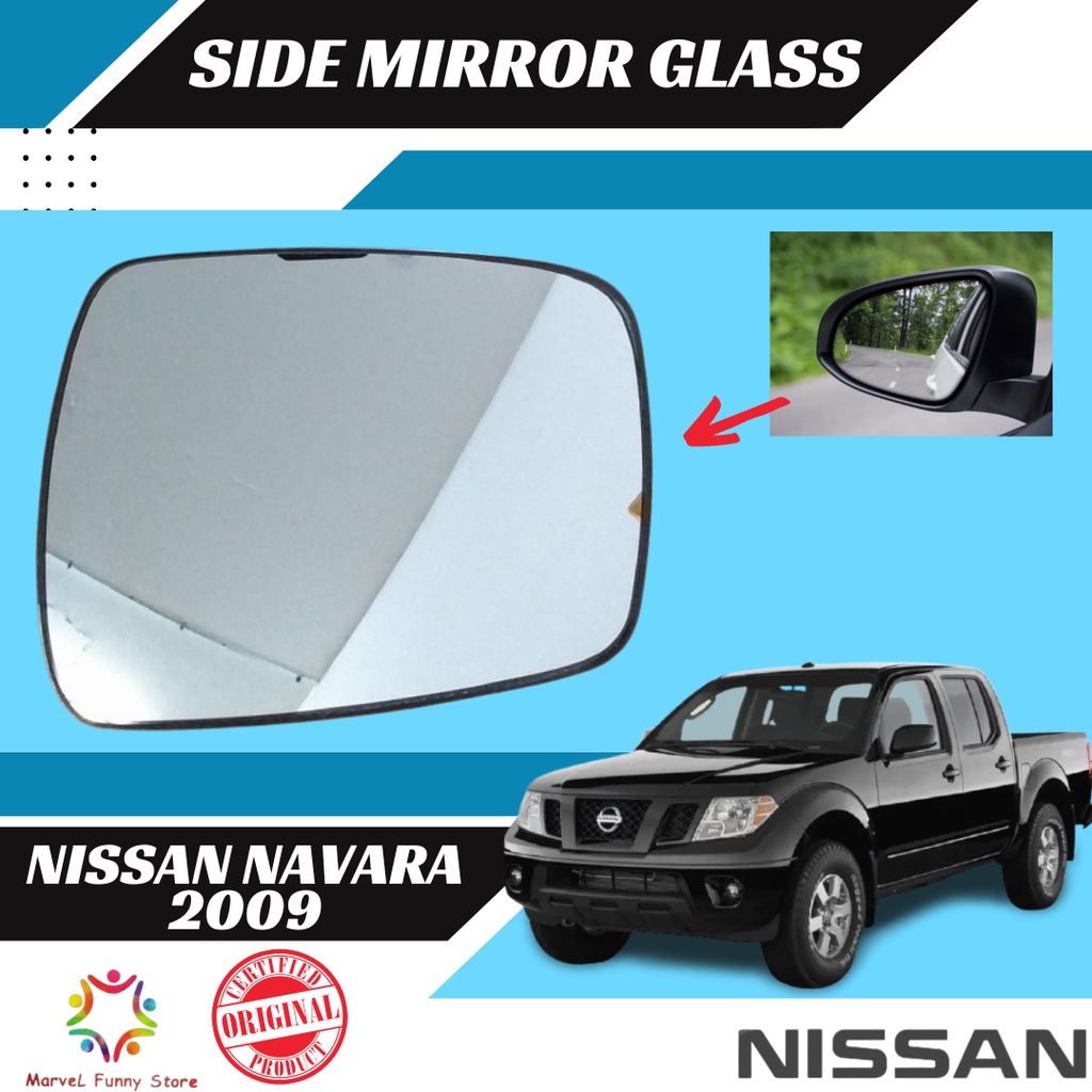 Nissan Navara old D40 Original Nissan Side Mirror Glass Kaca Cermin ...