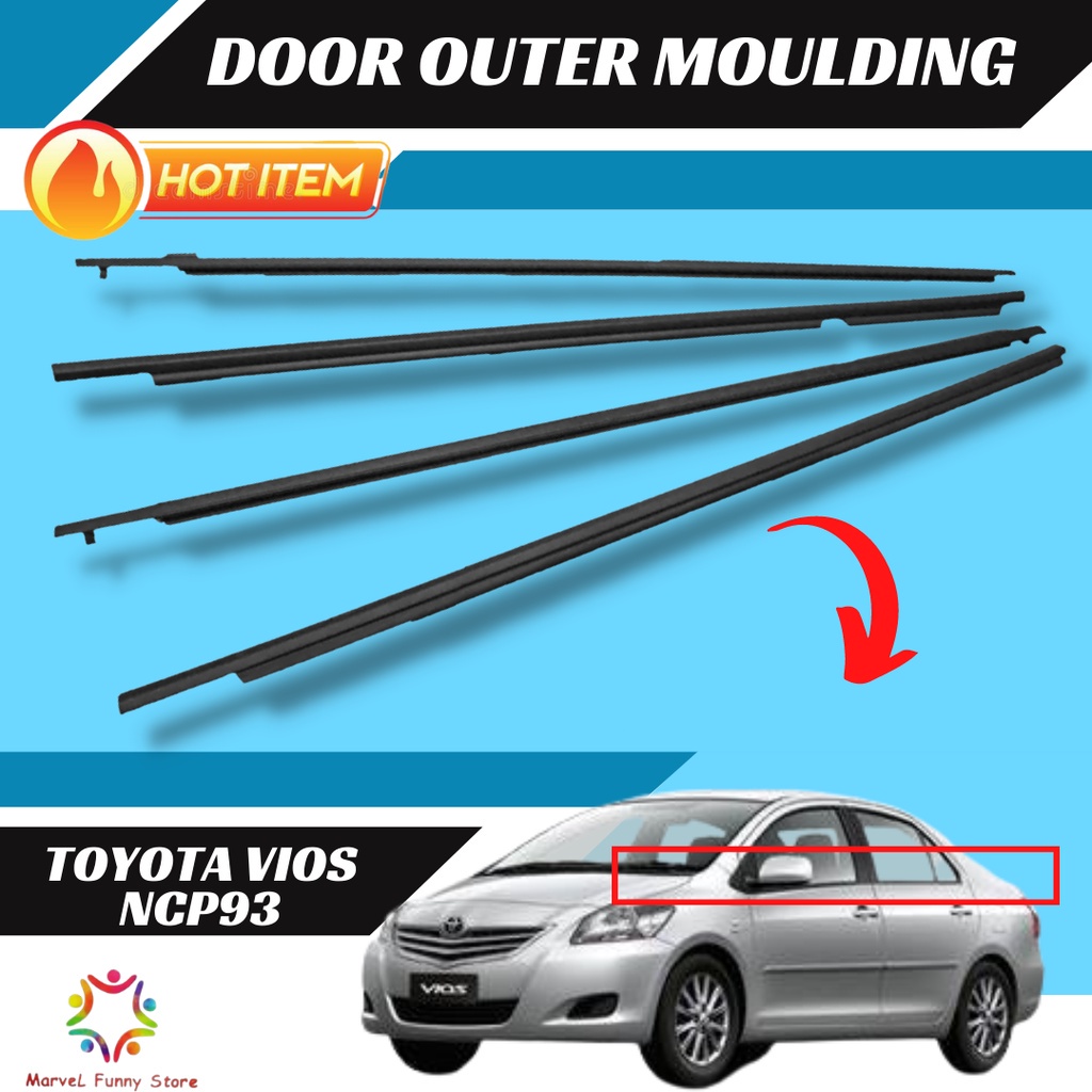 Toyota Vios Ncp93 Original Toyota window rubber getah pintu getah ...