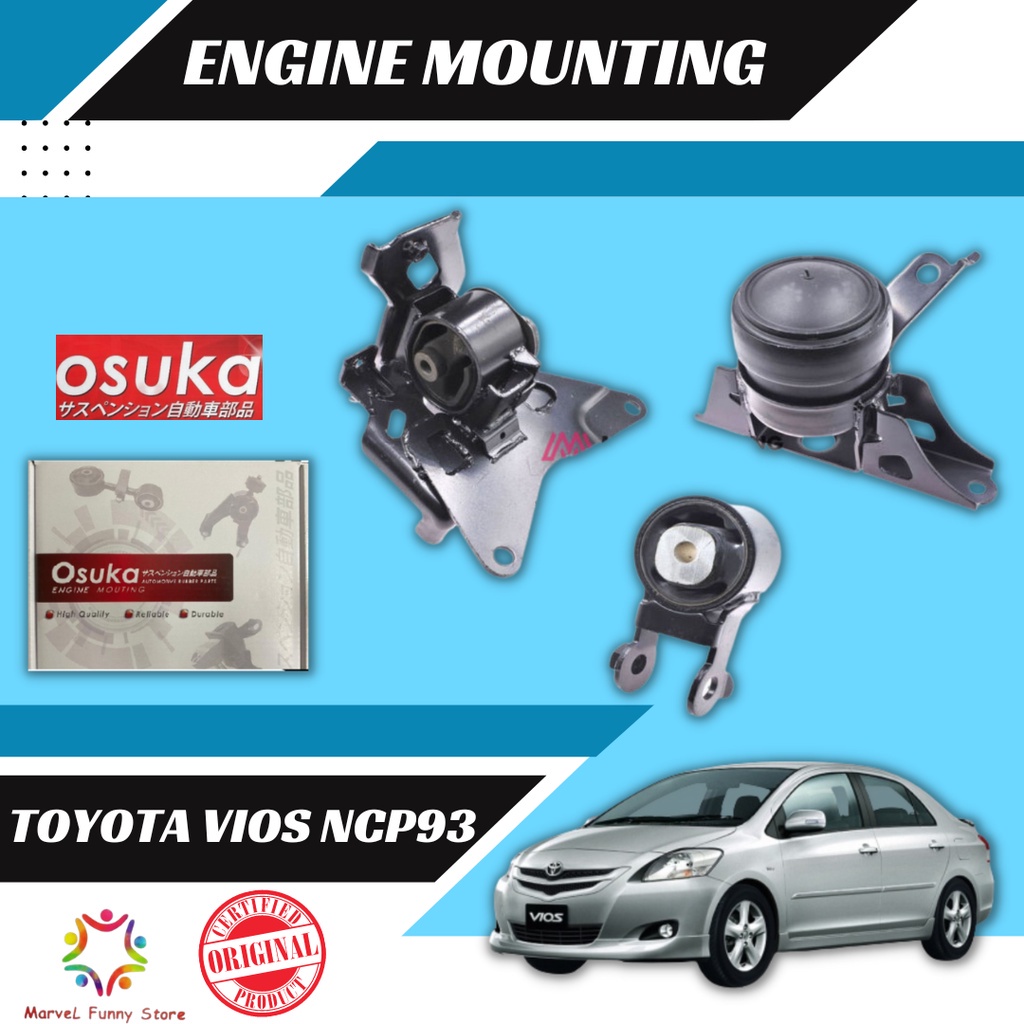 Toyota Vios Ncp93 Osuka Japan Engine Mounting Kit | Shopee Malaysia