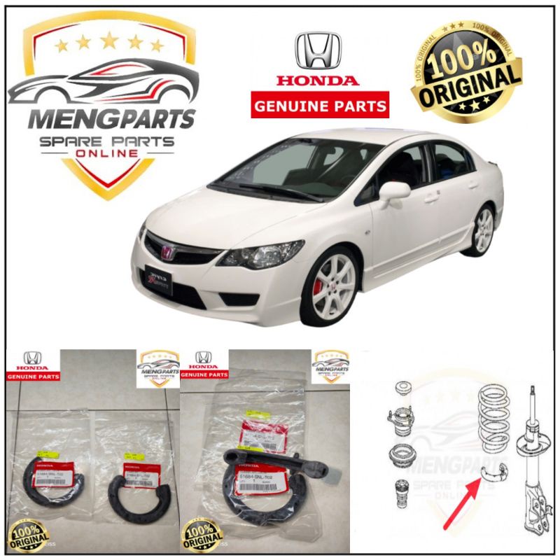 ORIGINAL 💯% HONDA CIVIC SNA FD FRONT COIL SPRING RUBBER PAD LOWER 51684 ...