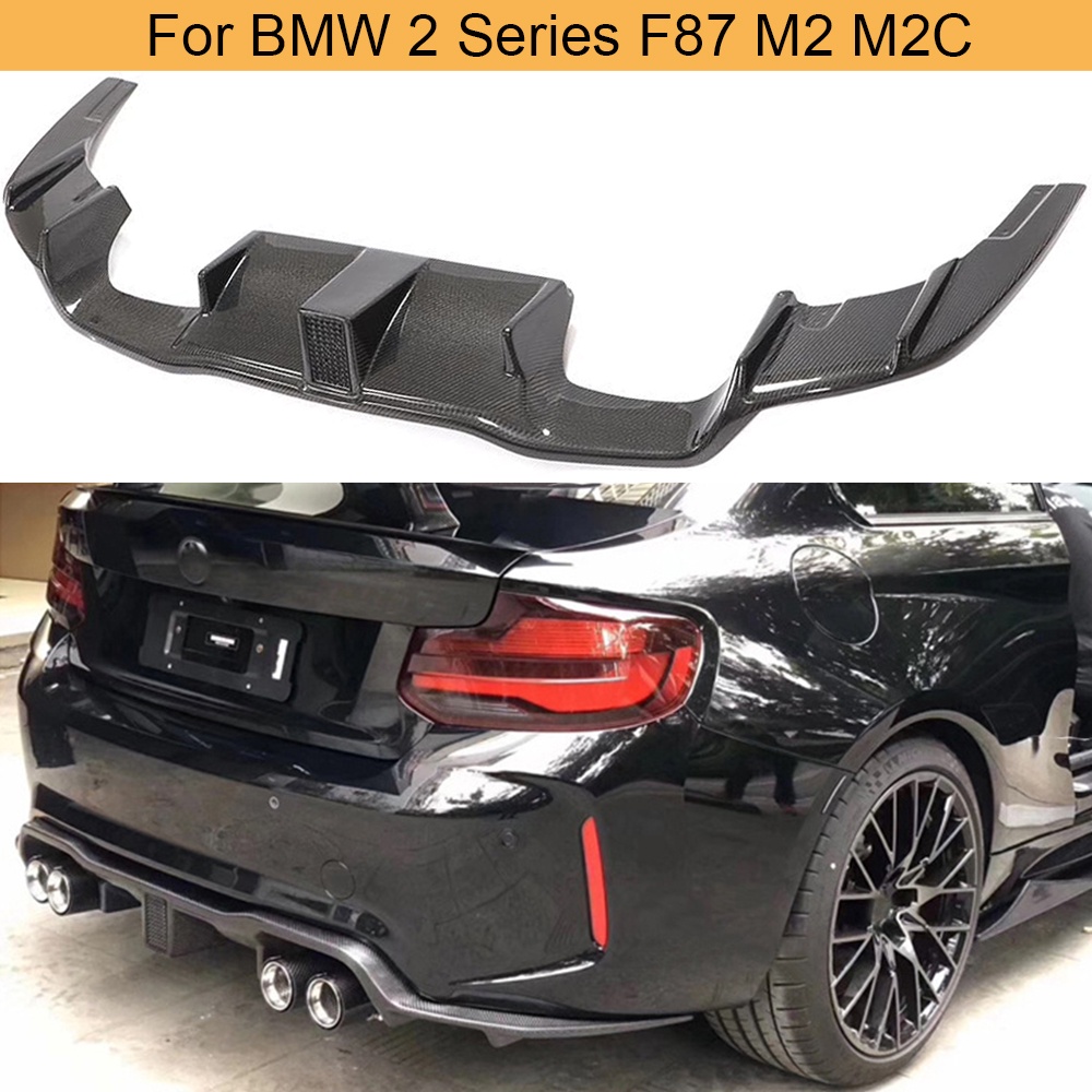 Carbon Fiber Rear Bumper Diffuser Lip For BMW 2 Series F87 M2 M2C 2015 ...