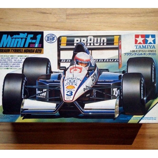 Tamiya Formula 1 Honda Braun Tyrell Satoru Nakajima mini f1 vintage ...