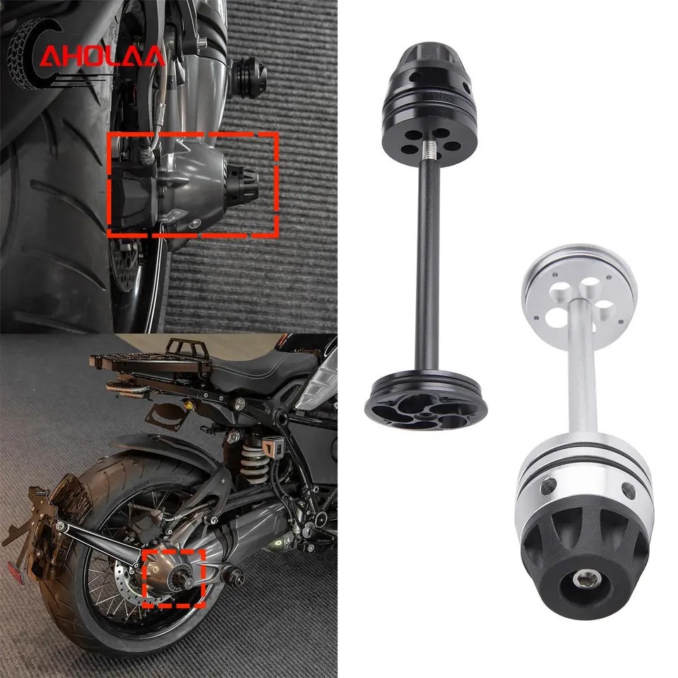 Motorcycle Rear Wheel Axle Fork Crash Fall Protector Slide For BMW ...