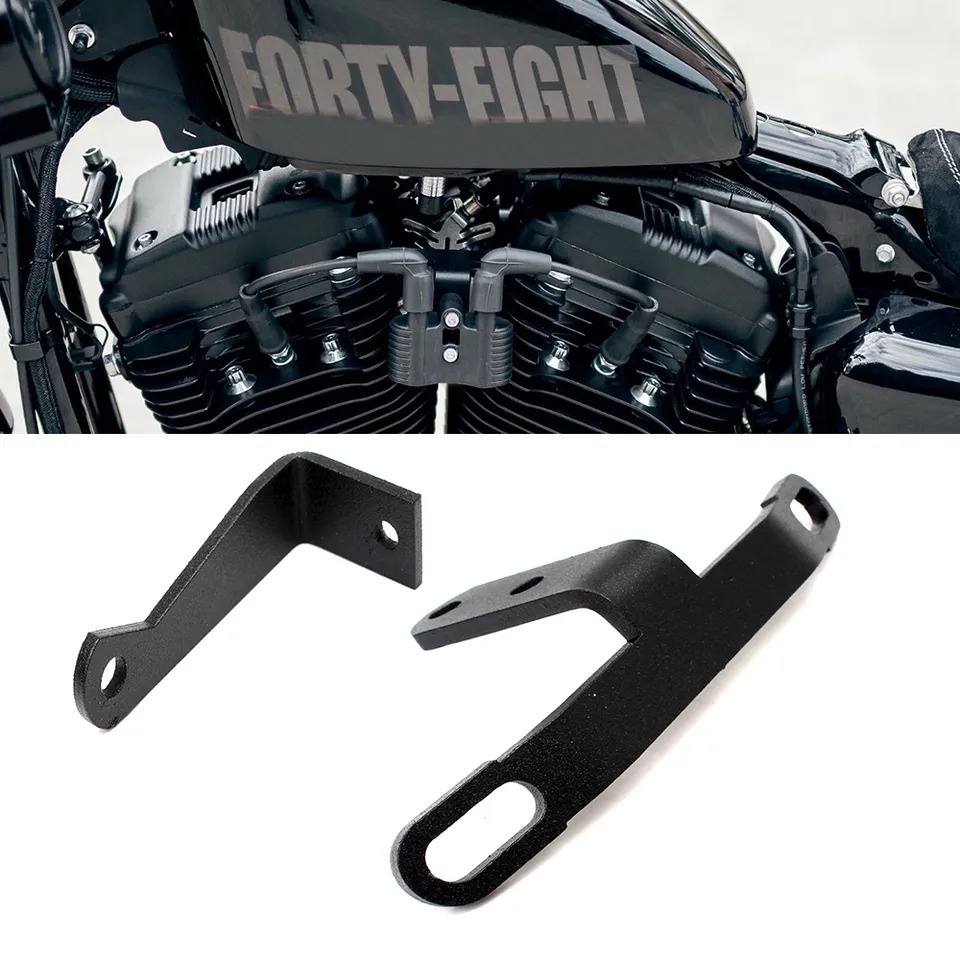 Motorcycle Ignition Key Rrlocation Kit And Coil Mounting Bracket For ...