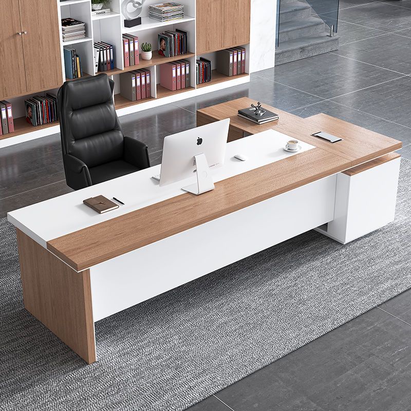 Office furniture combination boss desk simple modern executive desk ...