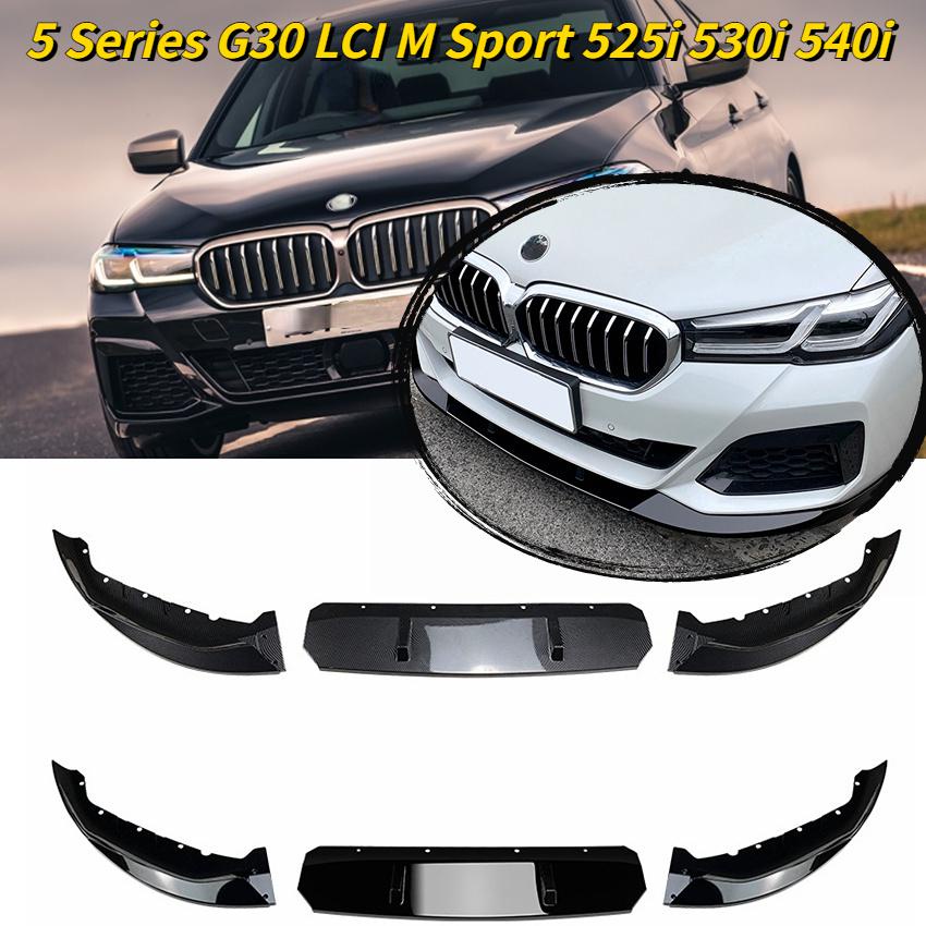For BMW 5 Series G30 LCI M Sport 525i 530i 540i Front Bumper Lip Chin ...