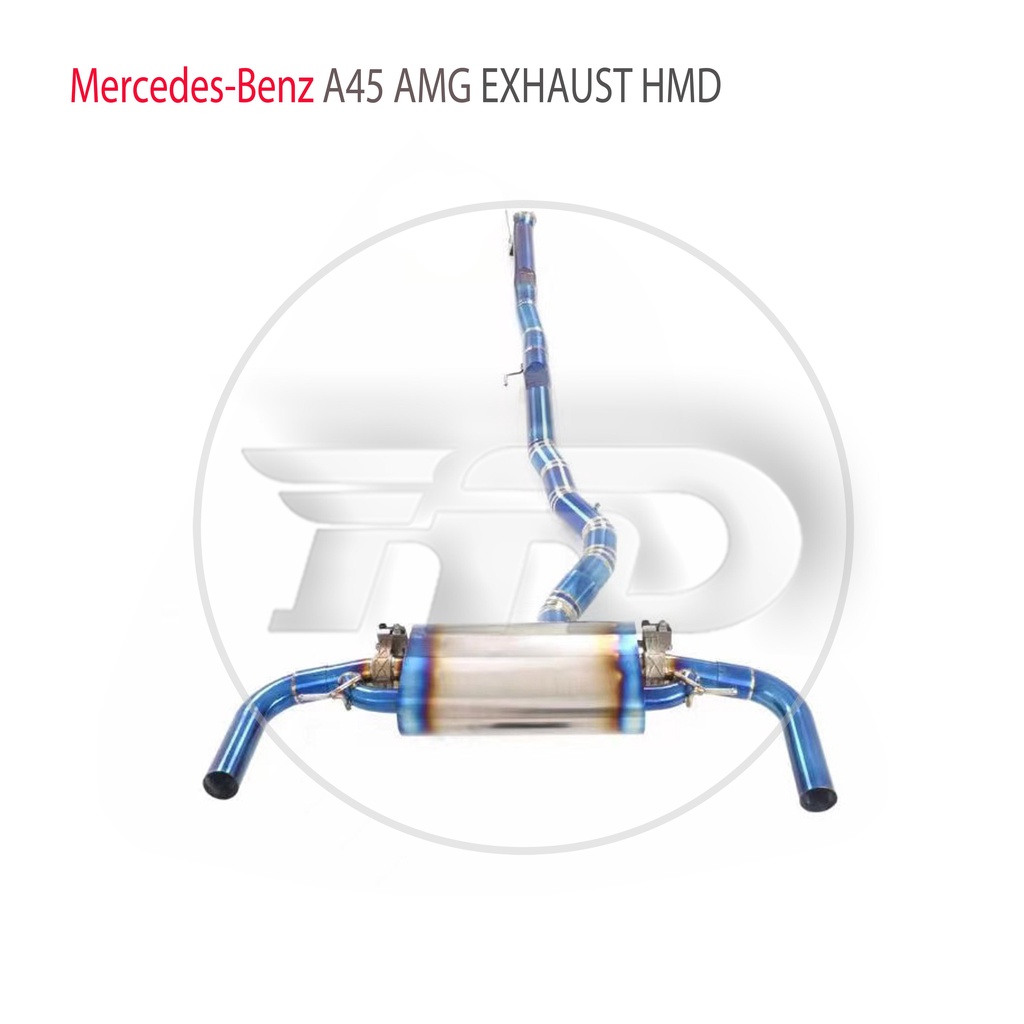 HMD Titanium Alloy Exhaust System Performance Catback for Mercedes Benz ...