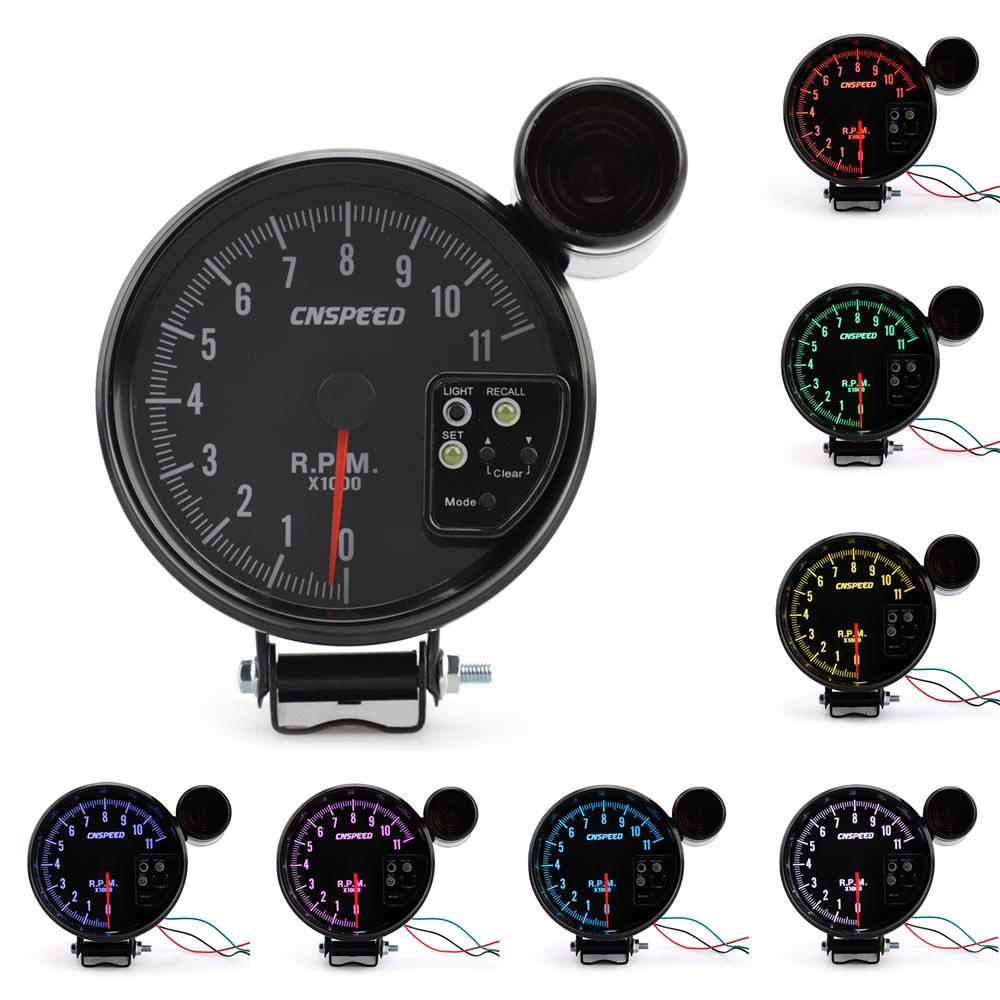 Racing Car Gauge 5 Inch Rpm Meter Tachometer 11000k With Shift Light 7 ...