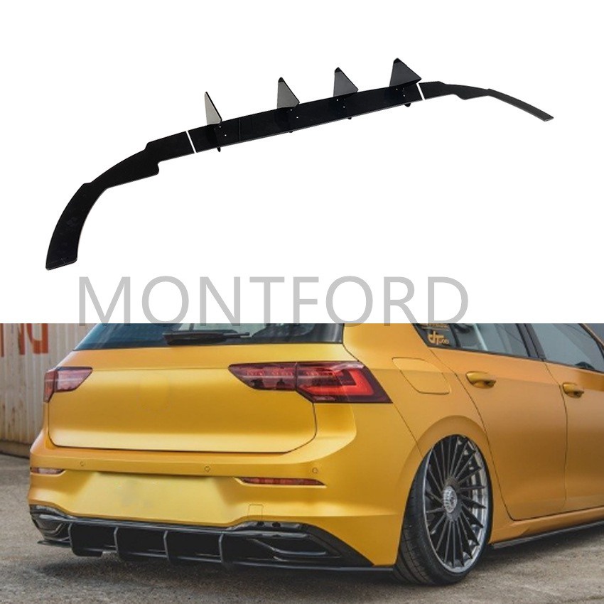 Car Rear Bumper Diffuser Spoiler Side Splitters Racing Diffuseur Custom ...